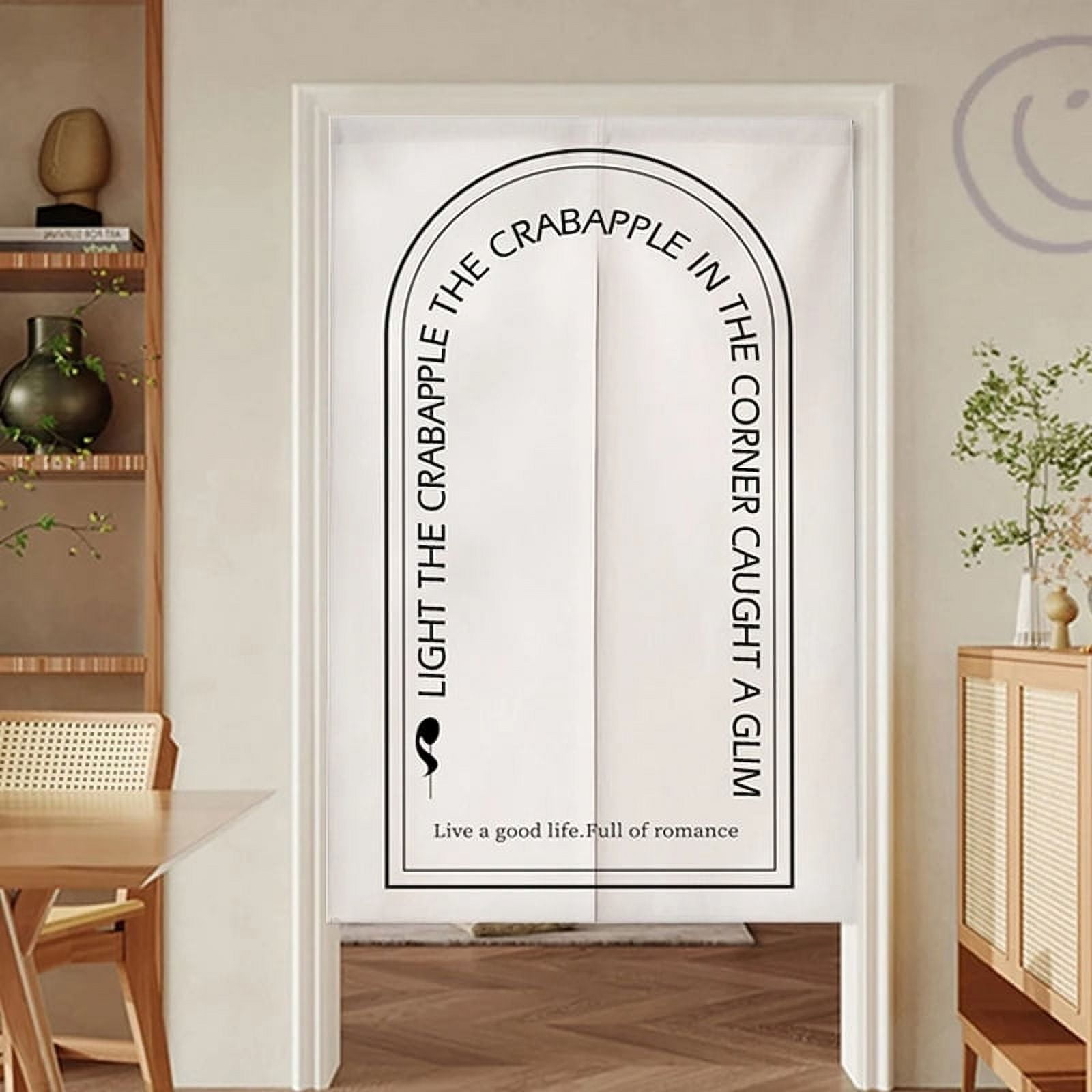 Nordic Simple Style Door Curtain Doorway Partition Noren Kitchen ...