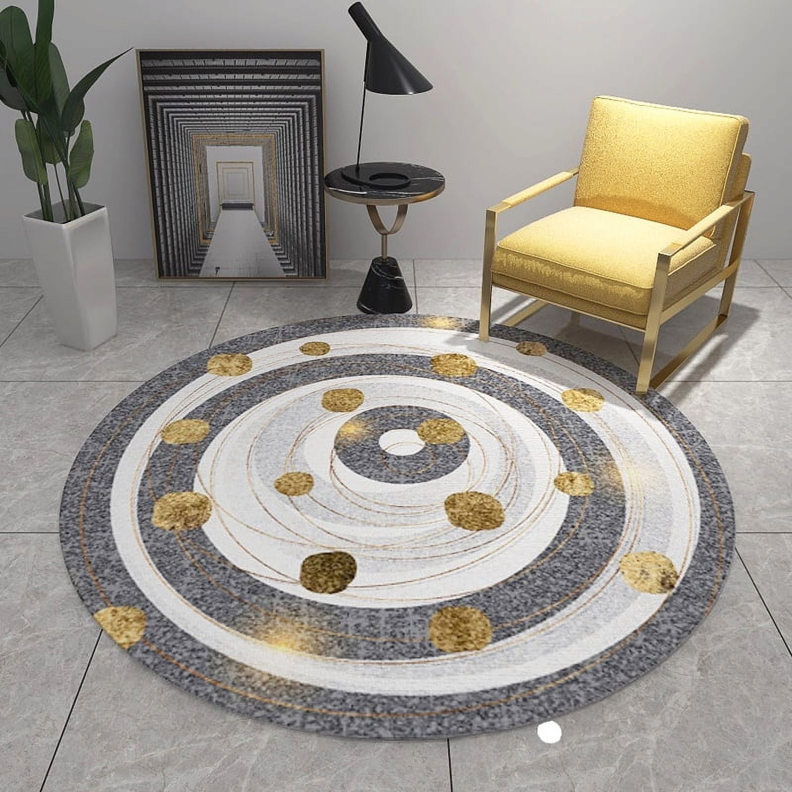 Nordic Simple Style Round Carpets Modern Living Room Rugs Light Luxury ...