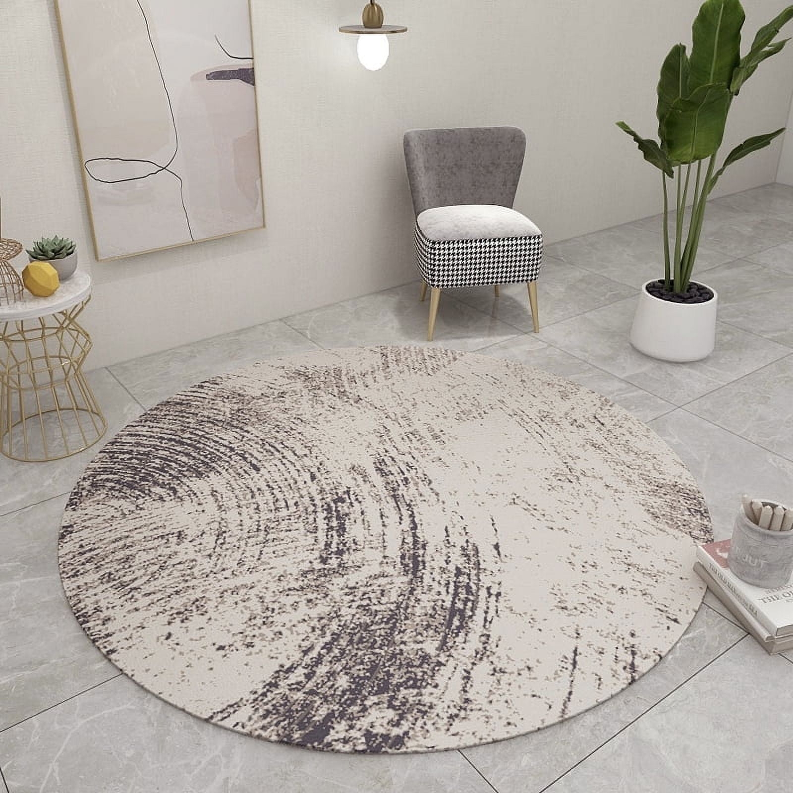 Nordic Simple Style Round Carpets Modern Living Room Rugs Light Luxury ...