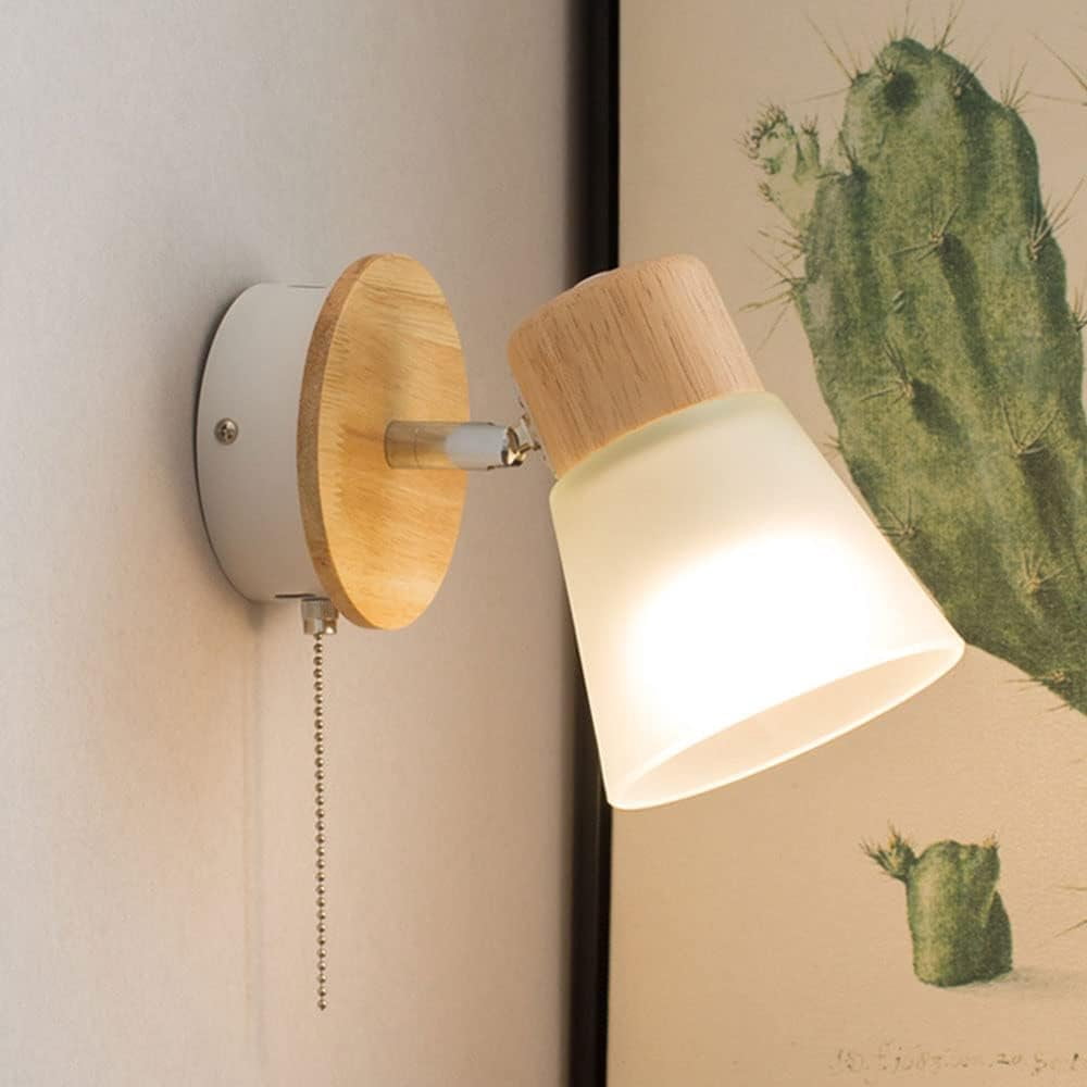 Nordic Small Wall Lamp Milk White Glass Wall Mounted Light Elegant ...