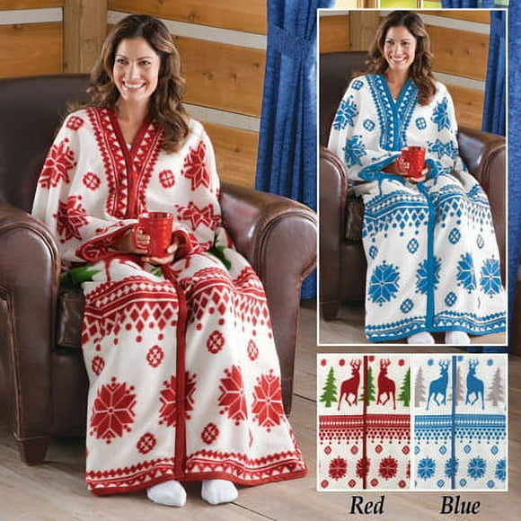 Fleece Cuddle Wrap Blanket