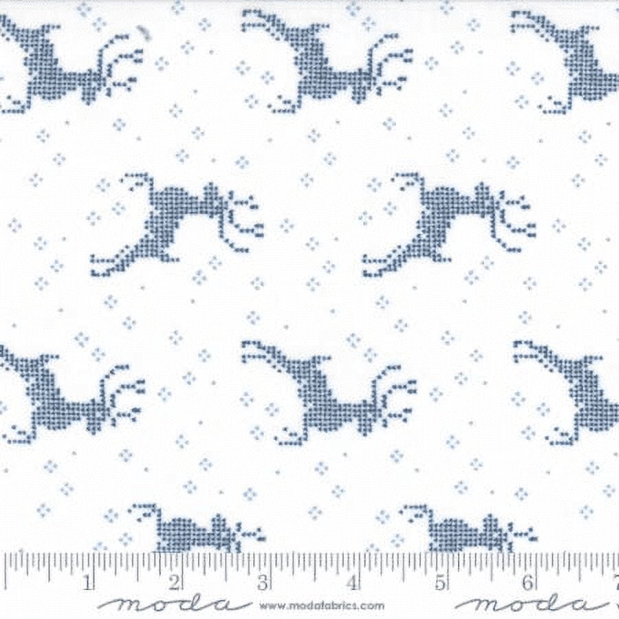 Nordic Stitches - Snow - Reindeer - Moda - Wenche Wolff Hatling ...