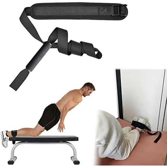 Nordic Strap for Bench – Nordic Curl Strap Hamstring for Strength ...