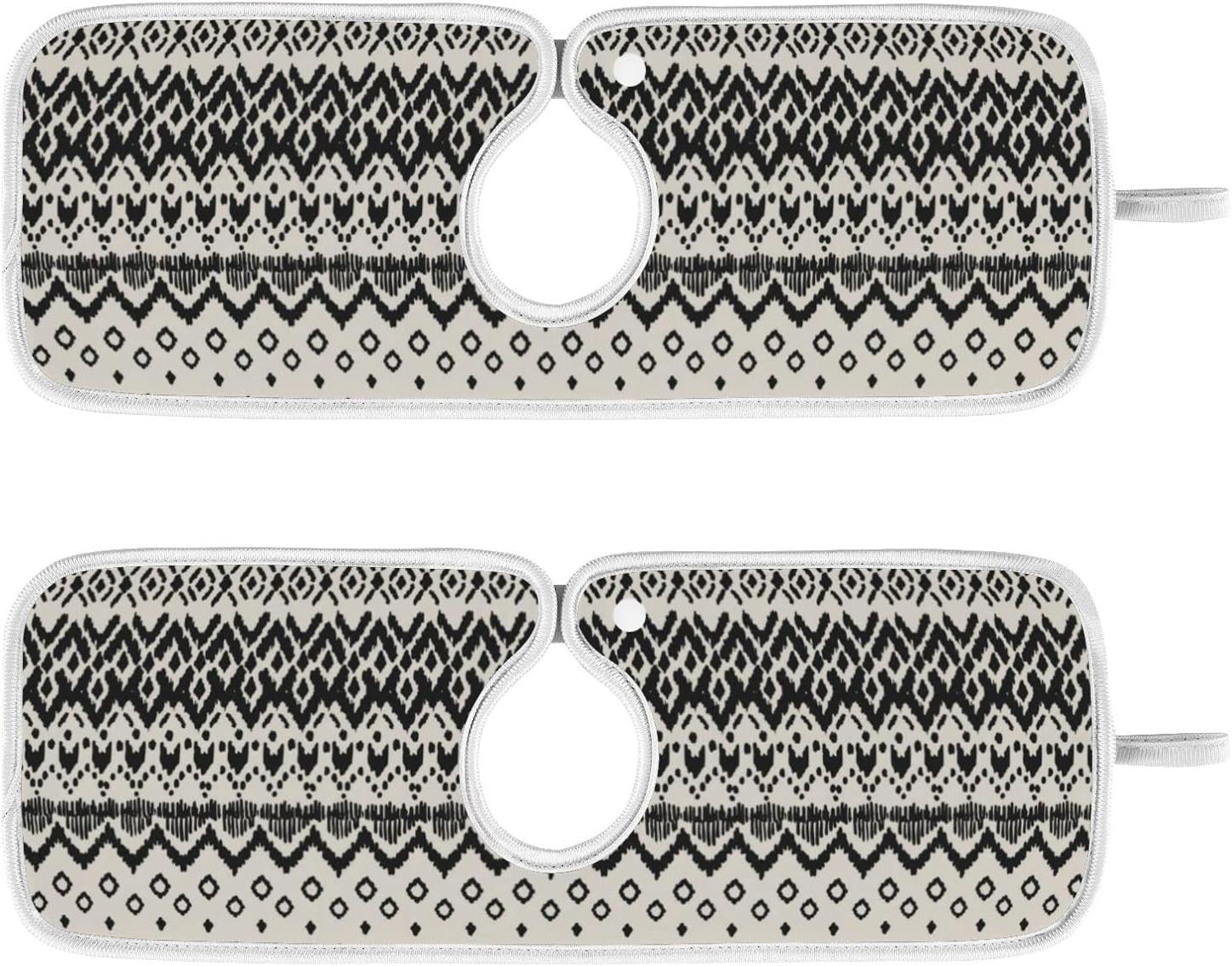 Nordic Stripes Rustic Sink Splash Guard for Faucet 2 Packs Faucet ...