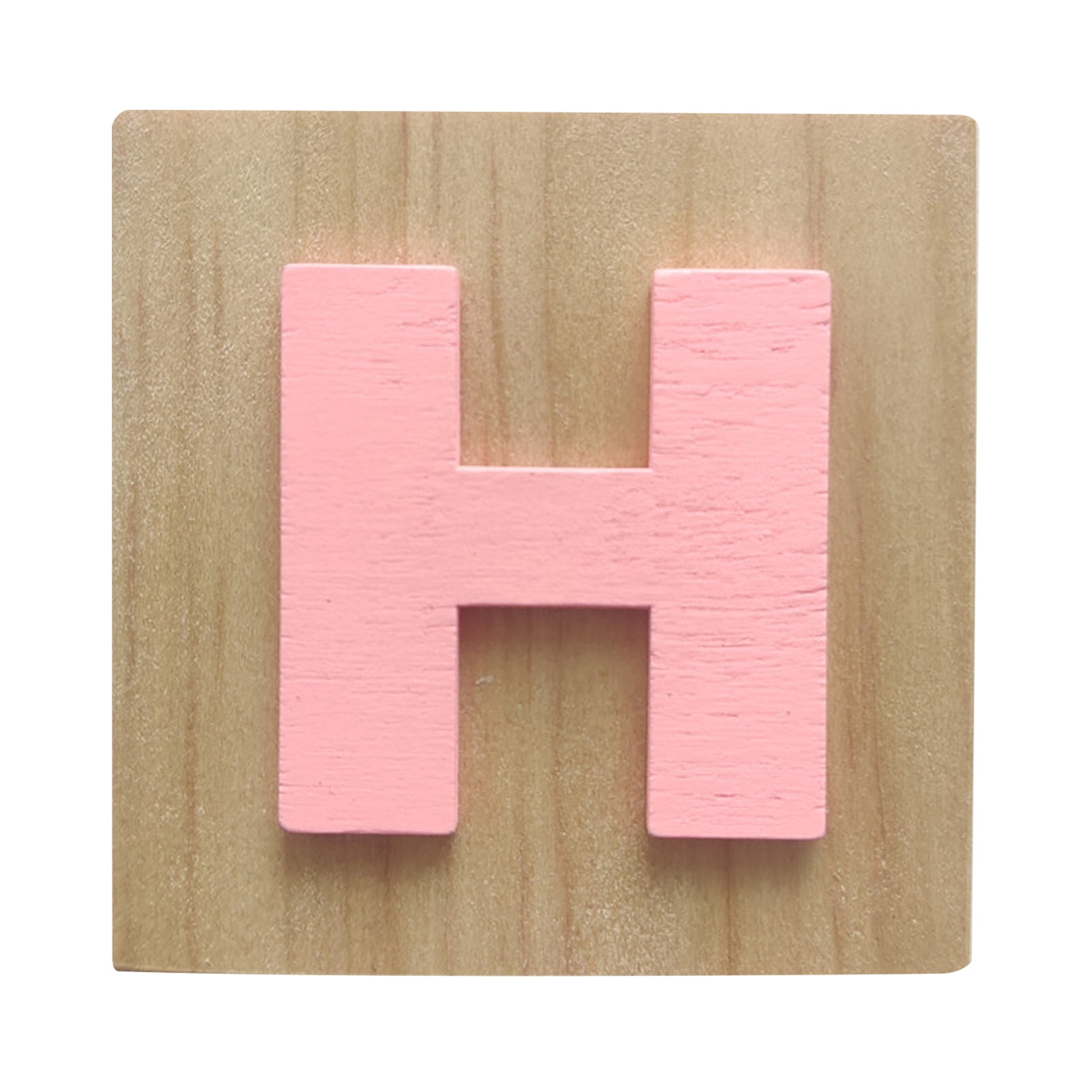 Nordic Style Alphabet Block - Ornamental Pine Wood, Portable 26 English ...