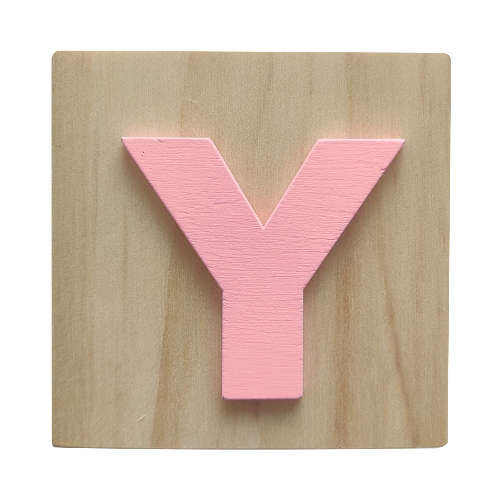 Nordic Style Alphabet Block - Ornamental Pine Wood, Portable 26 English ...