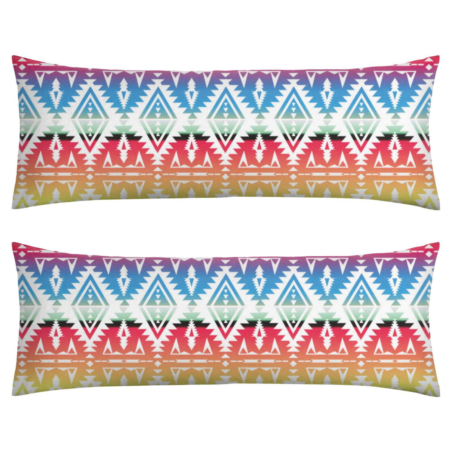 Nordic Style Bohemian Body Pillow Cover 20x54 - Vintage Long Pillow ...