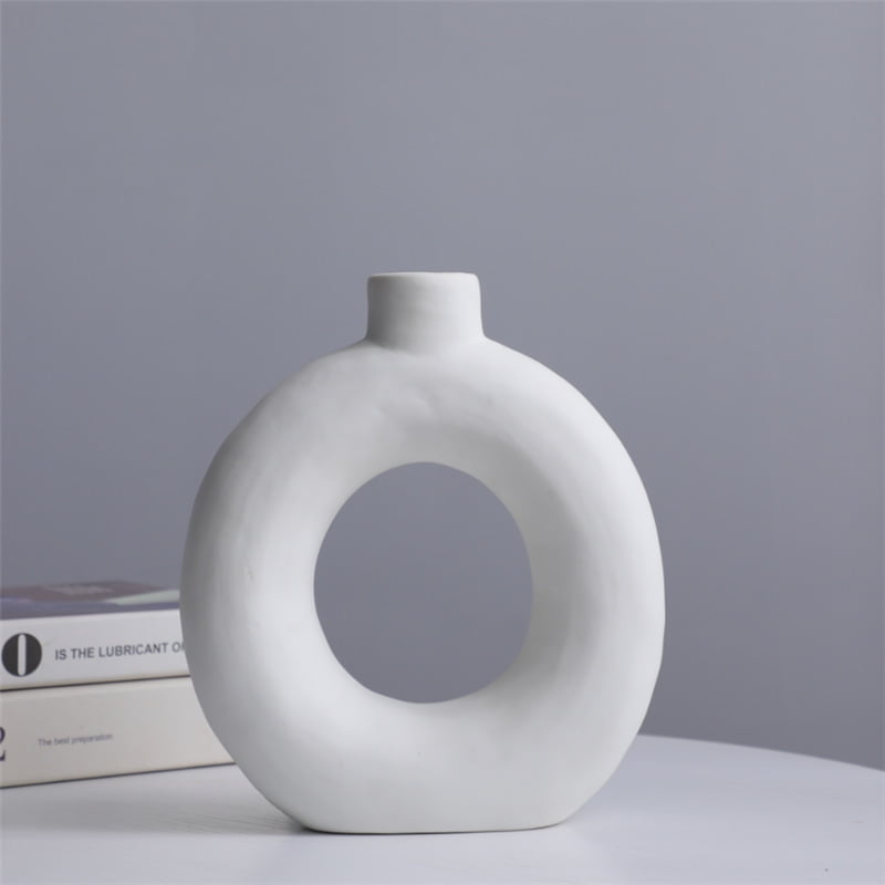 Nordic Style Creative Vase - Modern Minimalist Ceramic Home Decor Large ...