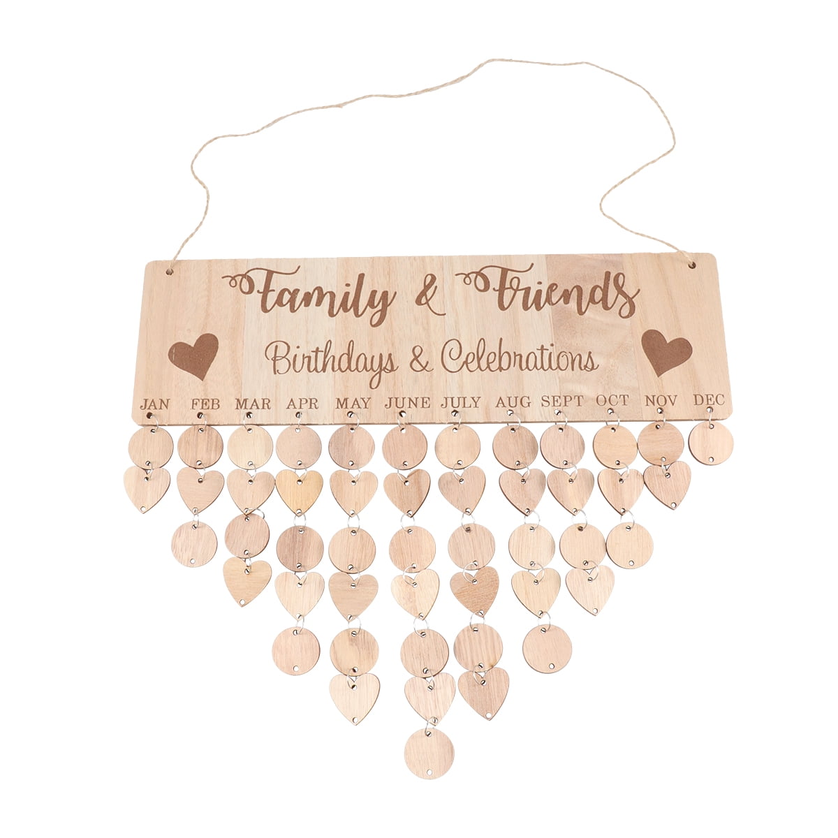 Nordic Style Famliy and Friends Birthdays and Celebrations Reminder ...