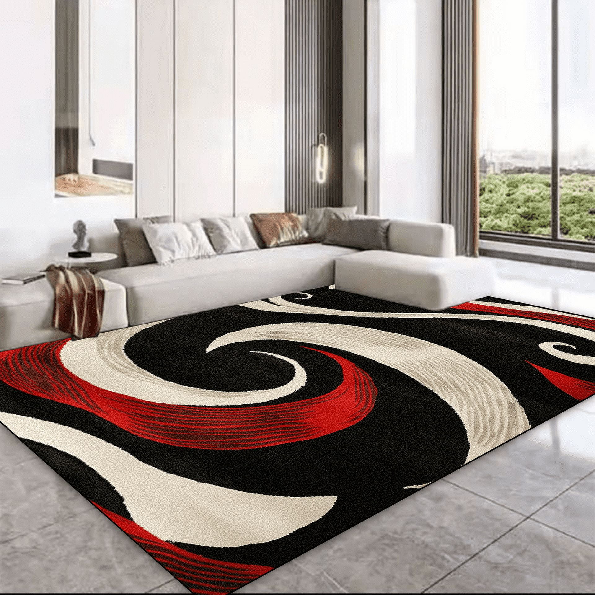 Nordic Style Geometry Carpets Living Room Abstract Rugs Home Light ...