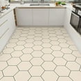 Nordic Style Living Room Rug PVC Leather Kitchen Mat Non-slip Soft ...