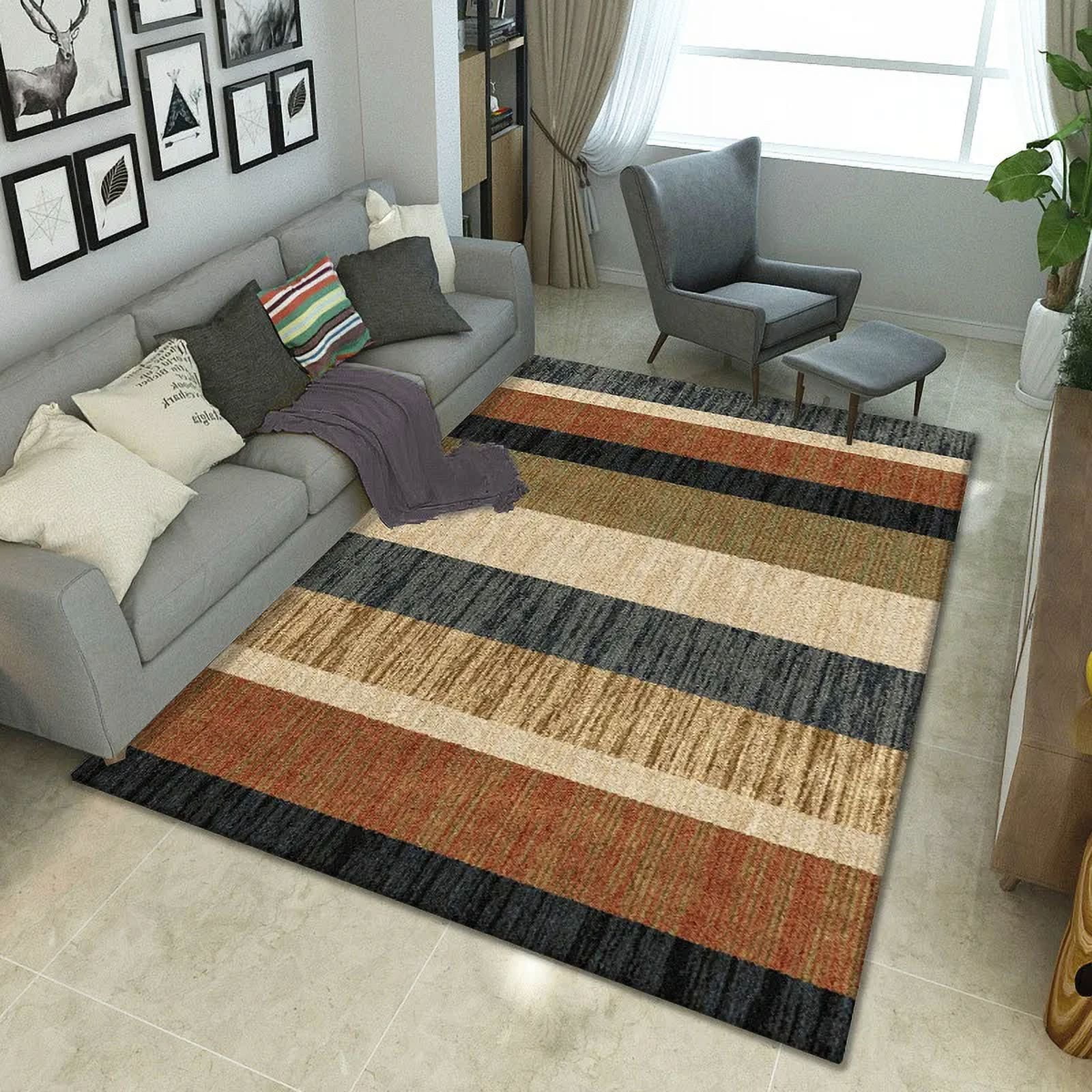 Nordic Style Living Room Sofa Large Area Covered with Carpet Bedroom r ...