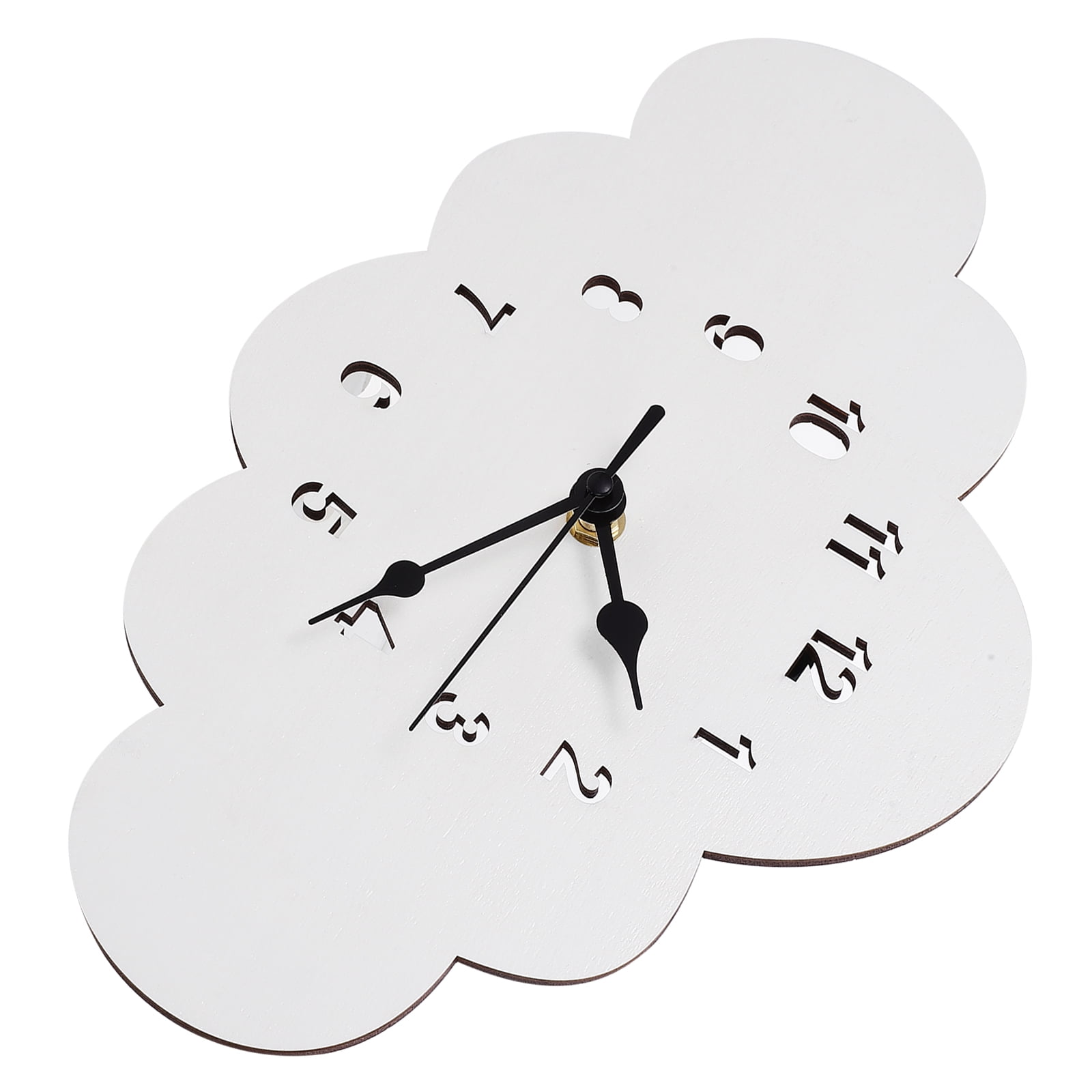 Wall Clock Cloud Shaped Clock Silent Clockwork Wall Decoration Wall ...