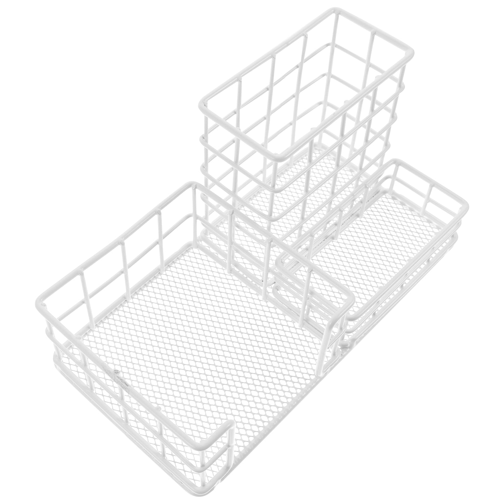 Nordic Style Wire Storage Rack Mesh Office Organizer Stationery ...