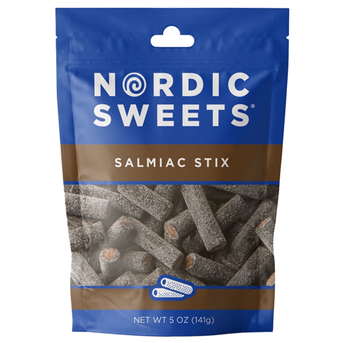 Nordic Sweets Salty Licorice Salmiac Heksehyl Stix, 5oz (Pack of 3 ...