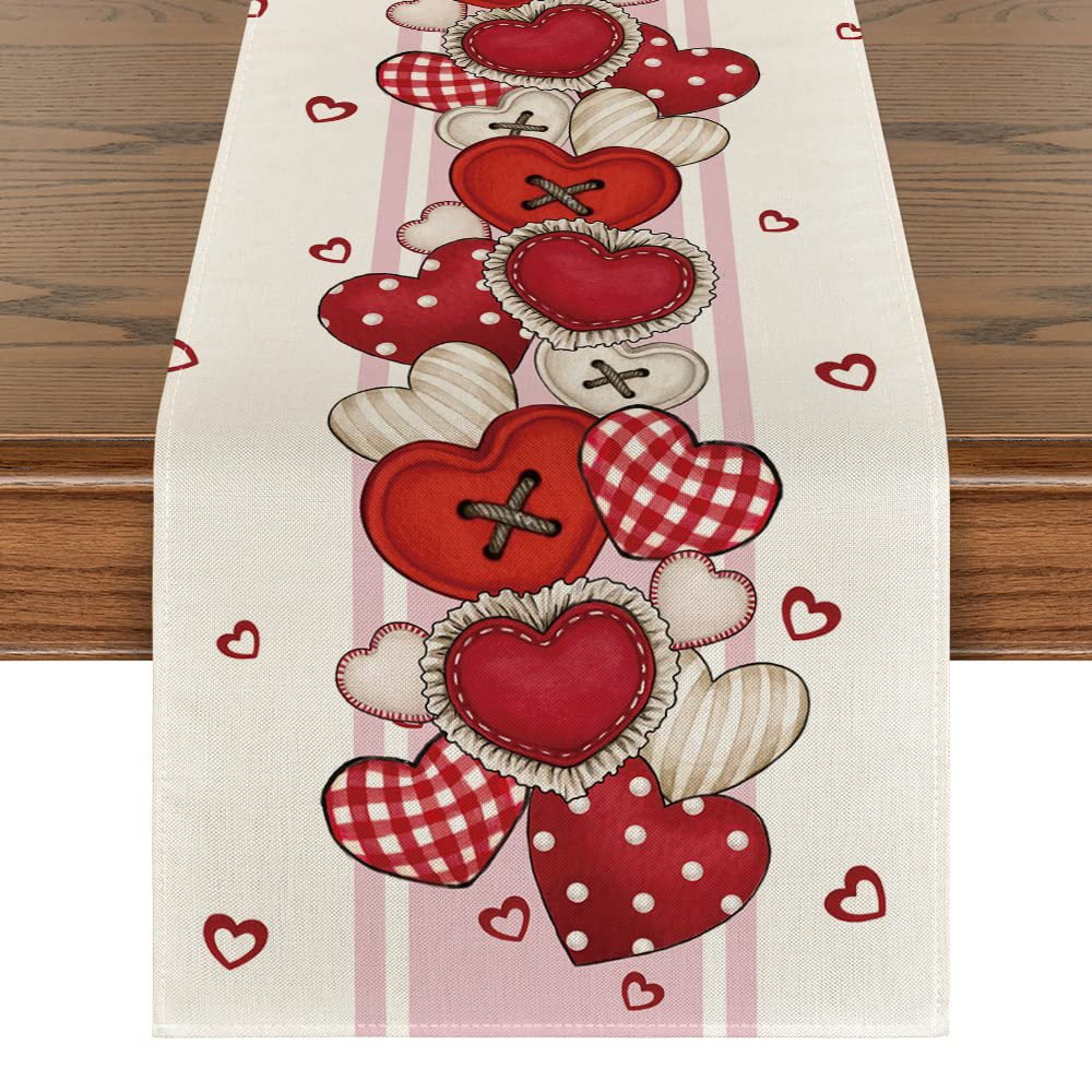 Nordic Valentine's Day Table Runners High Quality Wedding Anniversary ...