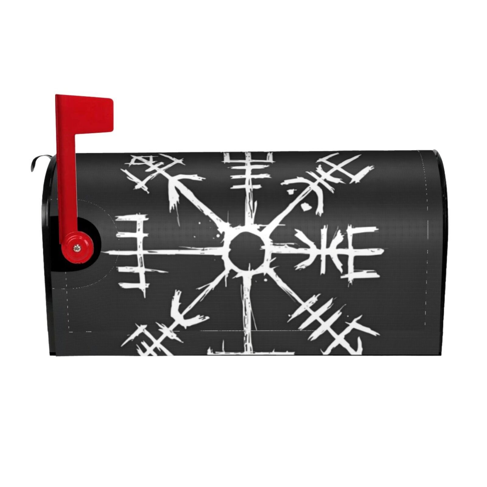 Nordic Viking Garden Mailbox Cover Magnetic Vegvisir Garden Decoration ...
