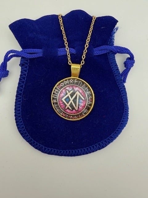 Viking Rune Love Amulet – Kenaz, Gebo, Laguz | Norse Pendant for ...