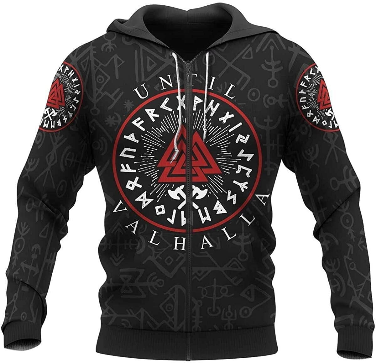 Nordic Vintage Harajuku Ax Celtic Knot Rune Totem Sweatshirt Unisex ...