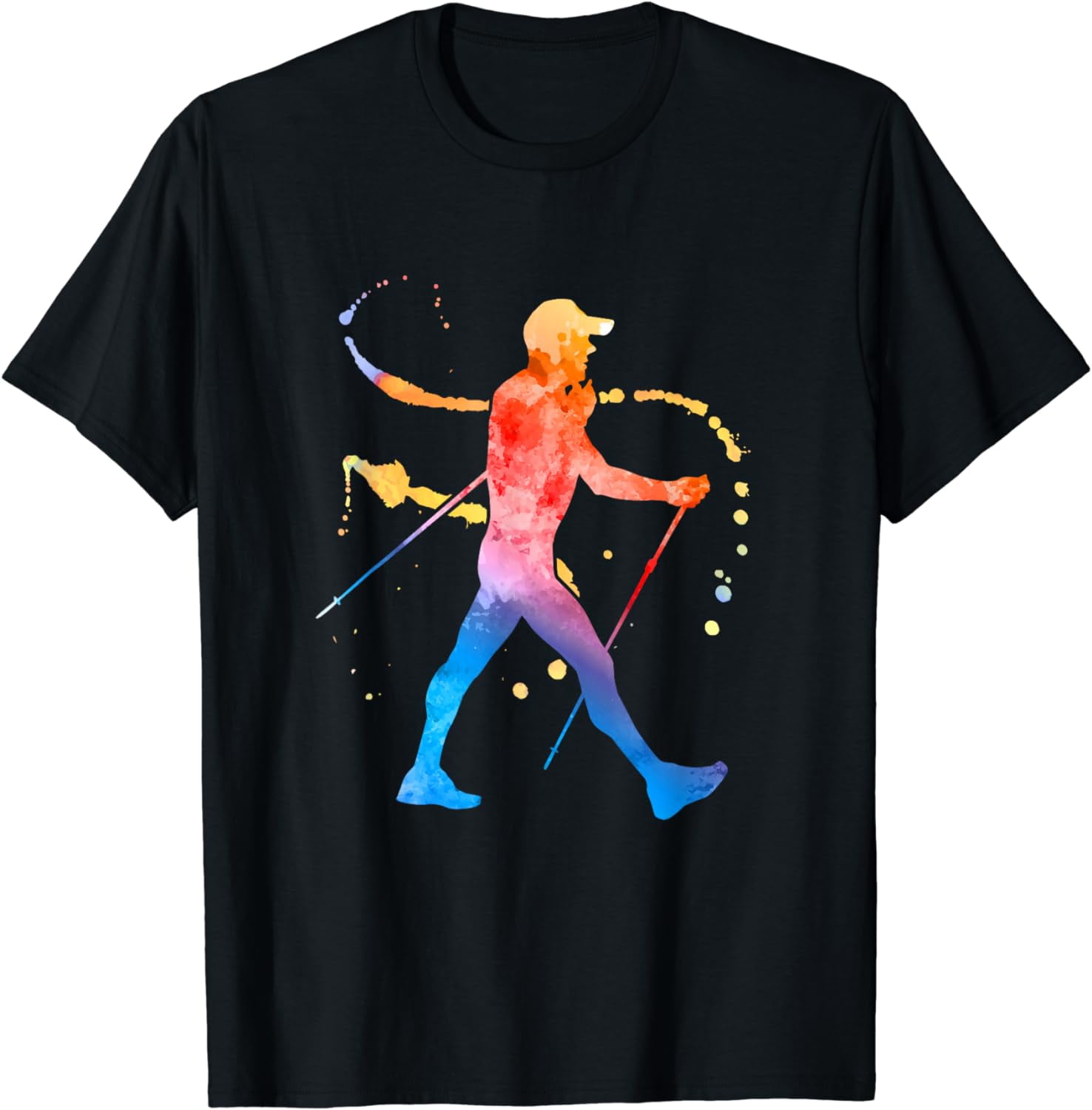 Nordic Walking Cardio Hiking Nordic Walker T-Shirt - Walmart.com