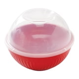 Nordic Ware Microwave Popcorn Popper 14 Cups Red Plastic Air Popped ...