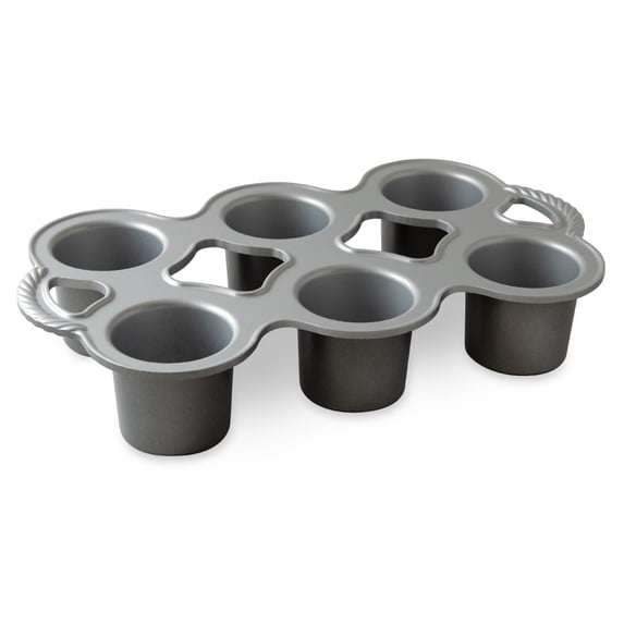 Nordic Ware, Grand Popover Pan, 6 large cavities, nonstick coating ...