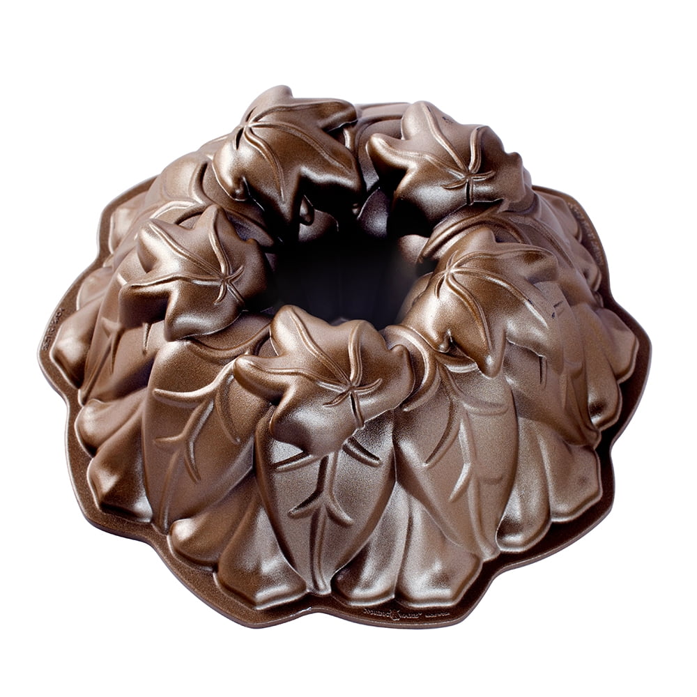 Nordic Ware Harvest Leaves Bundt Pan, Bronze - Walmart.com