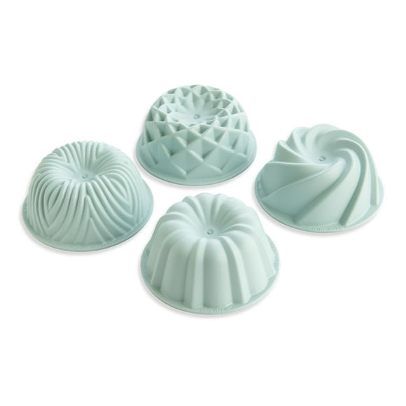 Mini Bundt Pans for Home Baking in Various Styles and Colors