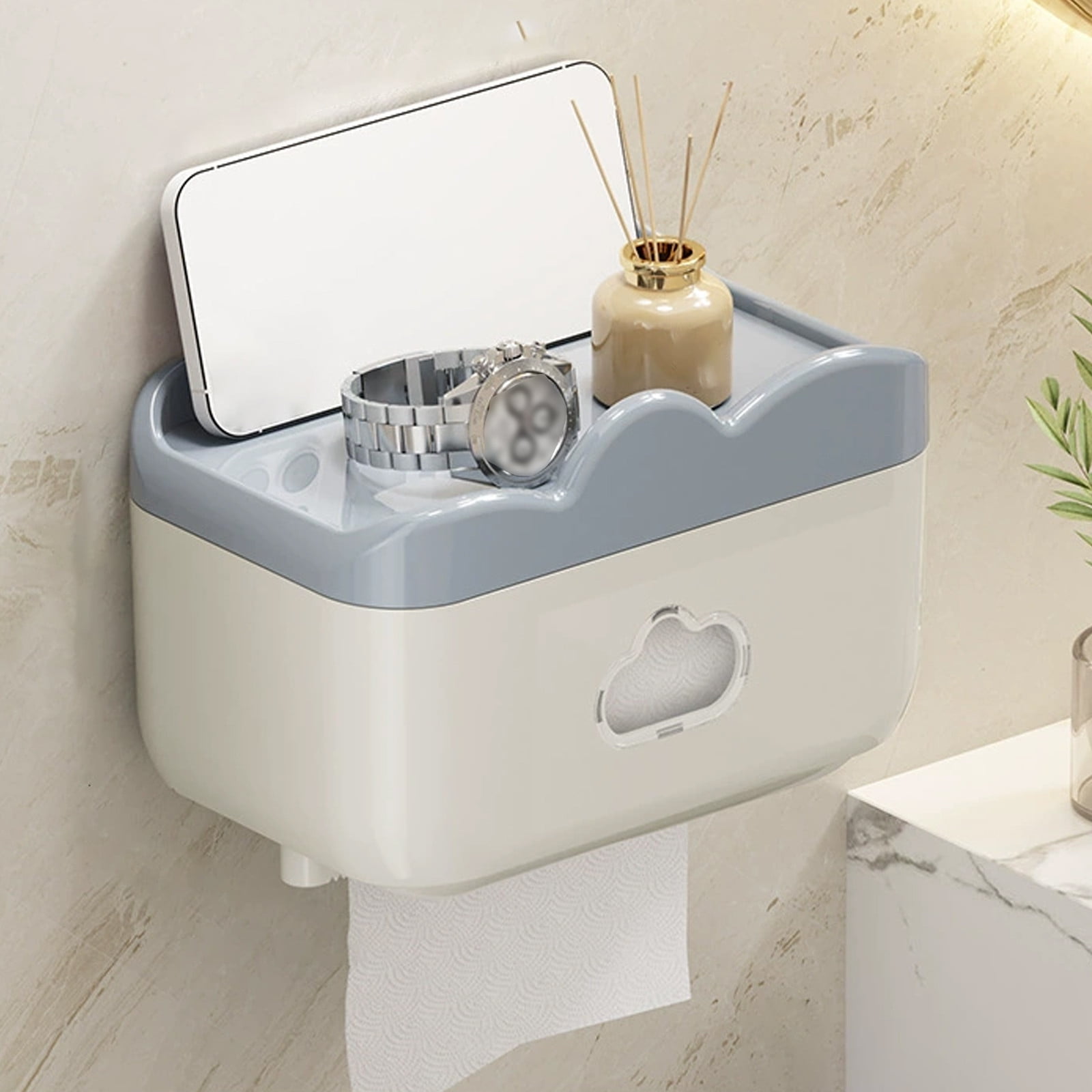 Nordic Washbasin Storage Shelf Countertop Cosmetics Organizer 1-Layer ...