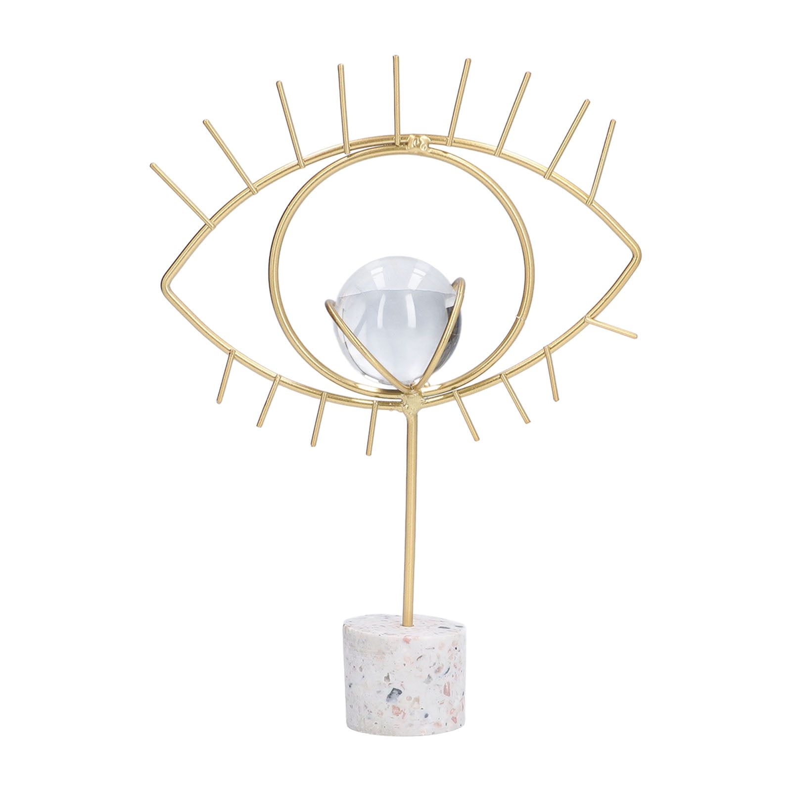 Nordic Wisdom Eye Crystal Ball Decoration Iron Crafts Office Desktop ...