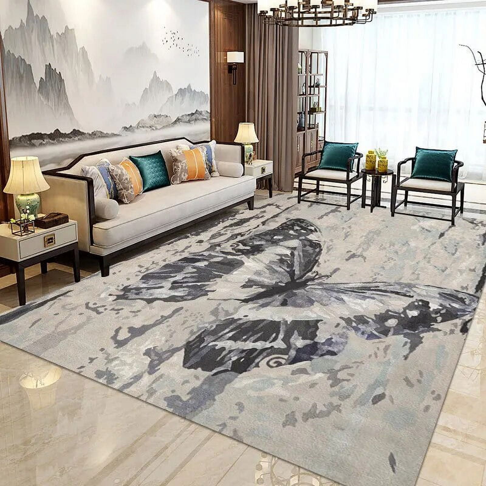 Nordic abstract contemporary and contracted tea table of sitting room ...