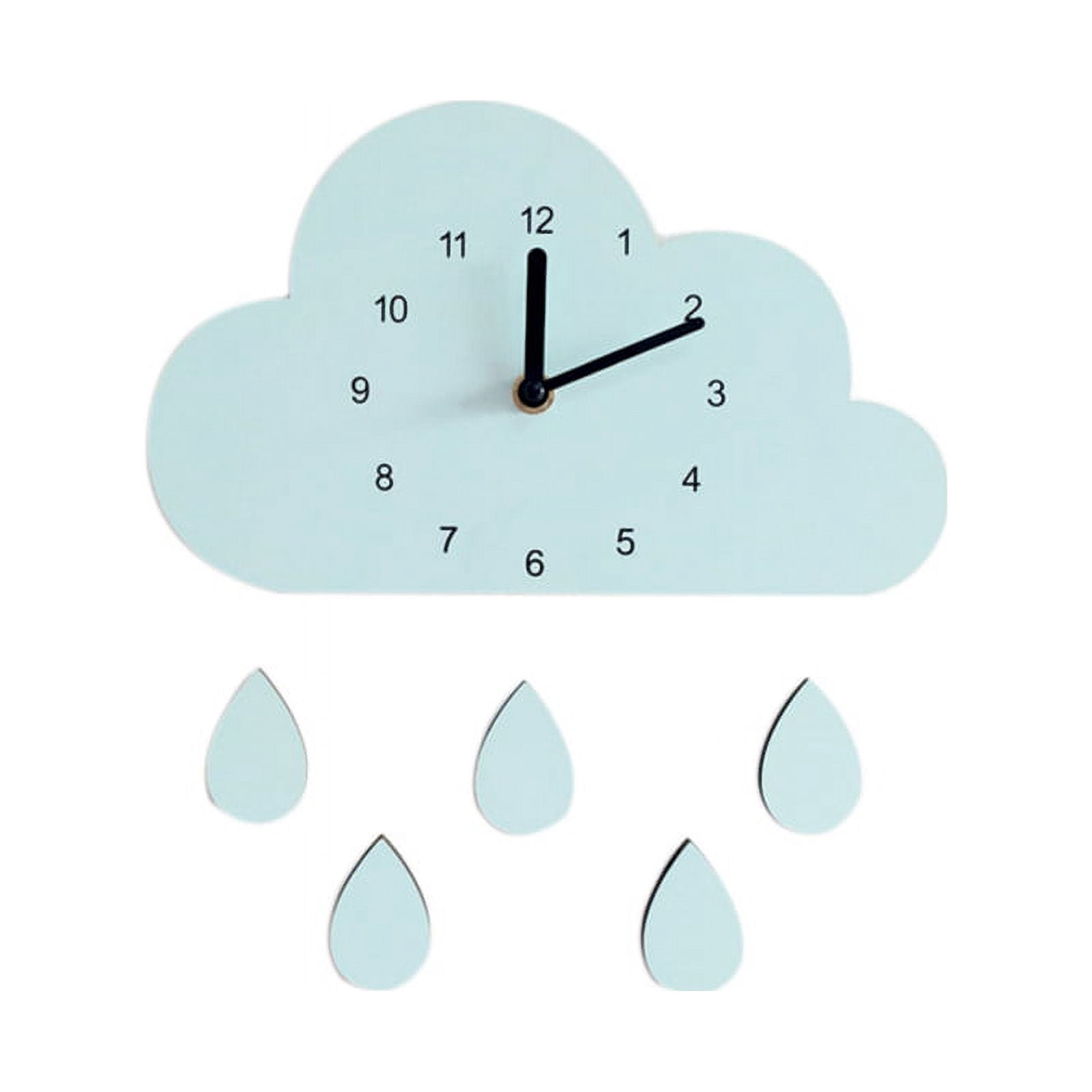 Nordic-style Clock Cloud-shaped Clock for Bedroom - Walmart.com
