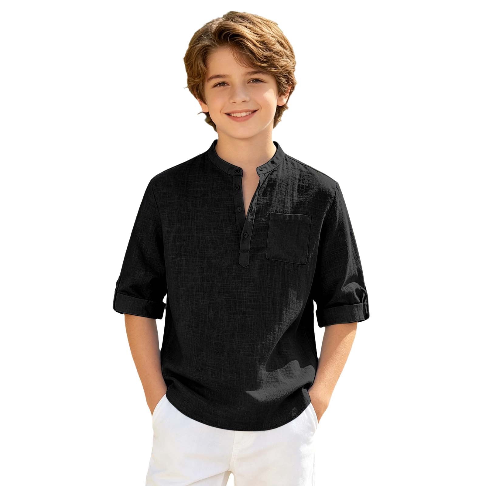 NordicNest Boys Pink Button Down Shirt, Pink Button Down Shirt Boys ...