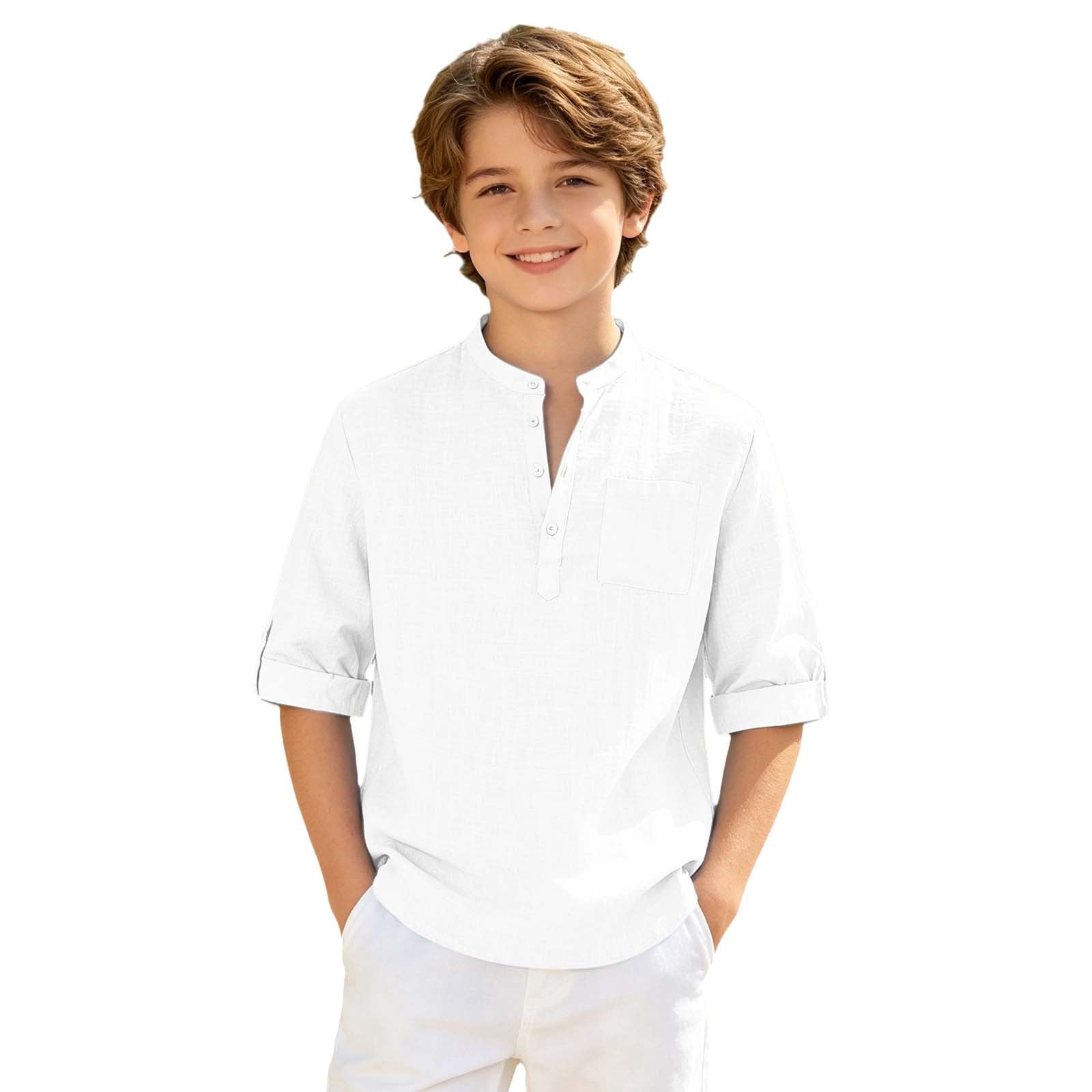 NordicNest Boys Pink Button Down Shirt, Pink Button Down Shirt Boys ...