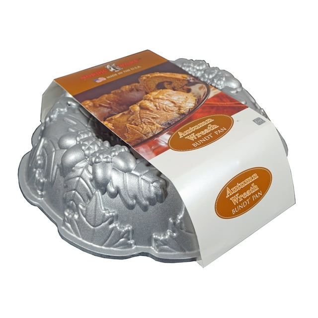 Nordicware Autumn Wreath Bundt Pan - 10 Cups - Silver - Walmart.com