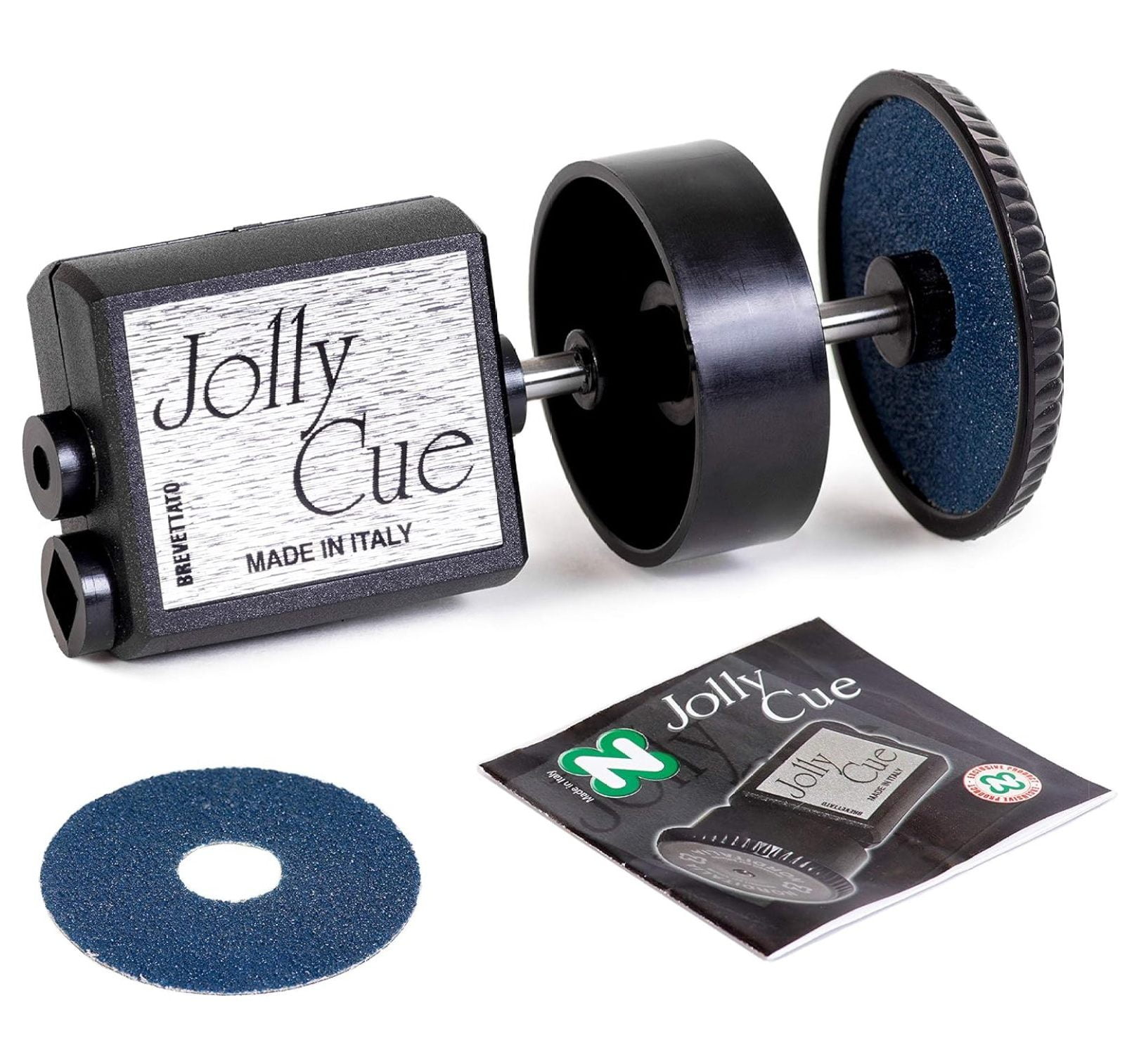Norditalia Jolly Cue Repair Tool 2 in 1 for Sanding Flattening Billiard ...