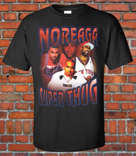 Noreaga 90s style Bootleg Tee CNN Queen New York SUPER THUG - Walmart.com