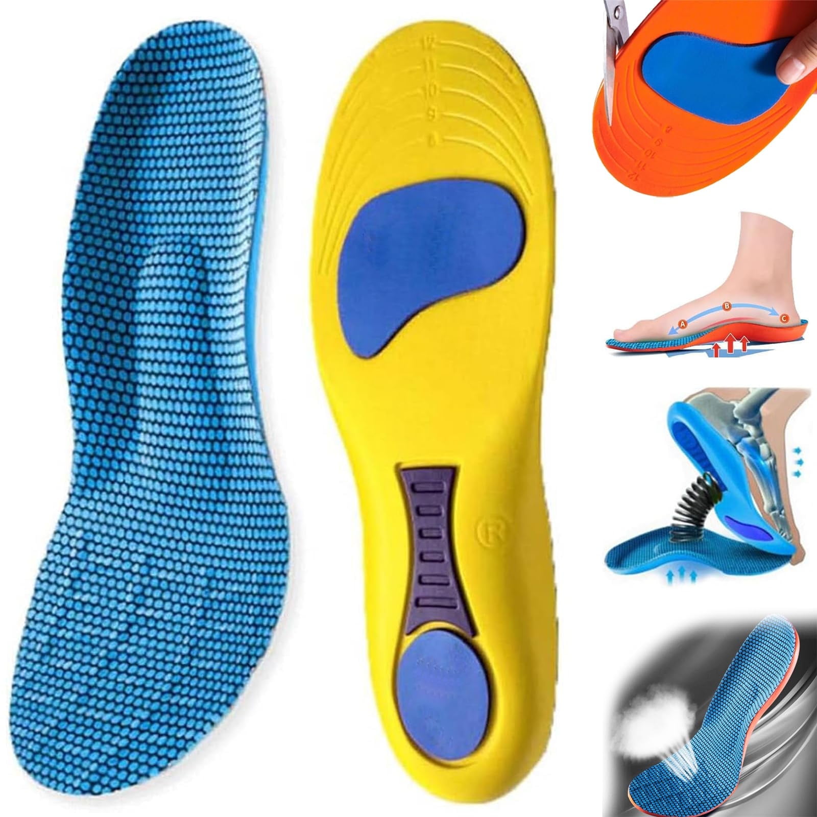 Norelie Comfysole for Bunions,Pressure Relieving Comfy Sole Insoles ...