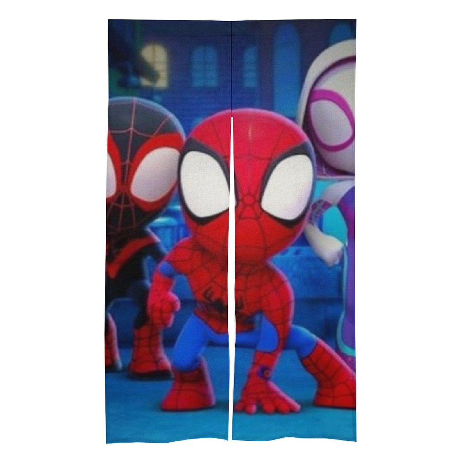 Noren Doorway Curtain Japanese Spider Man Doorway Curtain Temporary Door Window Insulation Cover ...