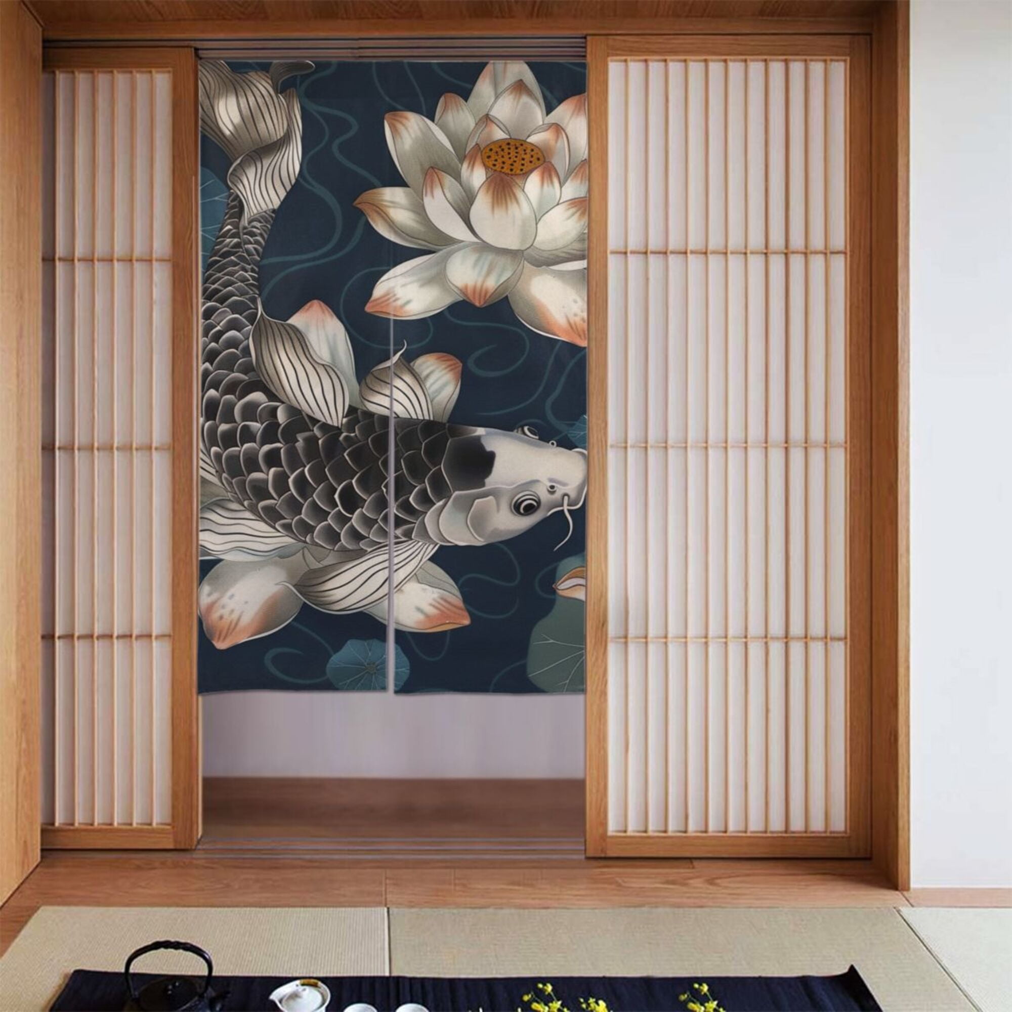 Noren Japanese Style Doorway Curtain Printed Door Tapestry Room Divider ...