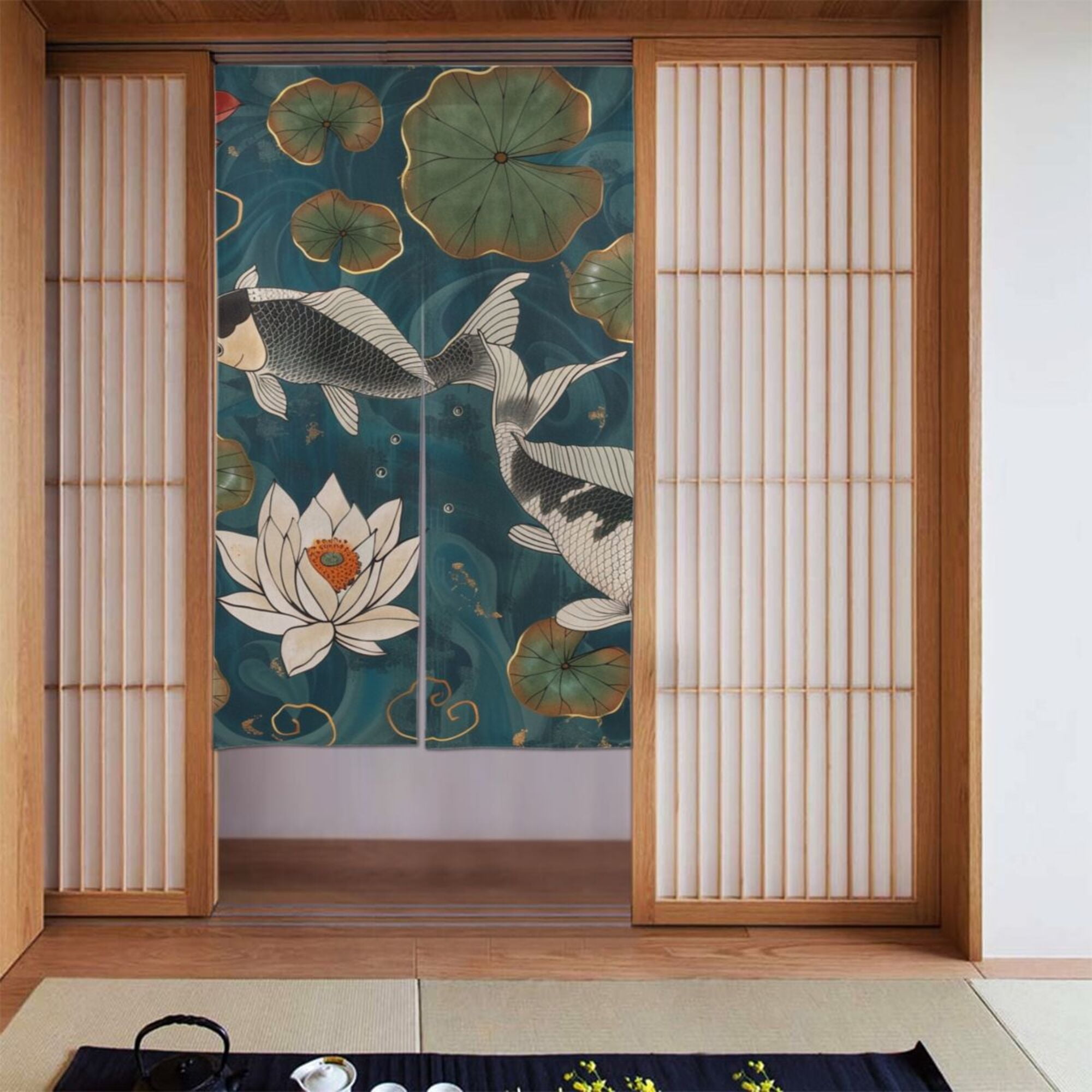 Noren Japanese Style Doorway Curtain Printed Door Tapestry Room Divider ...