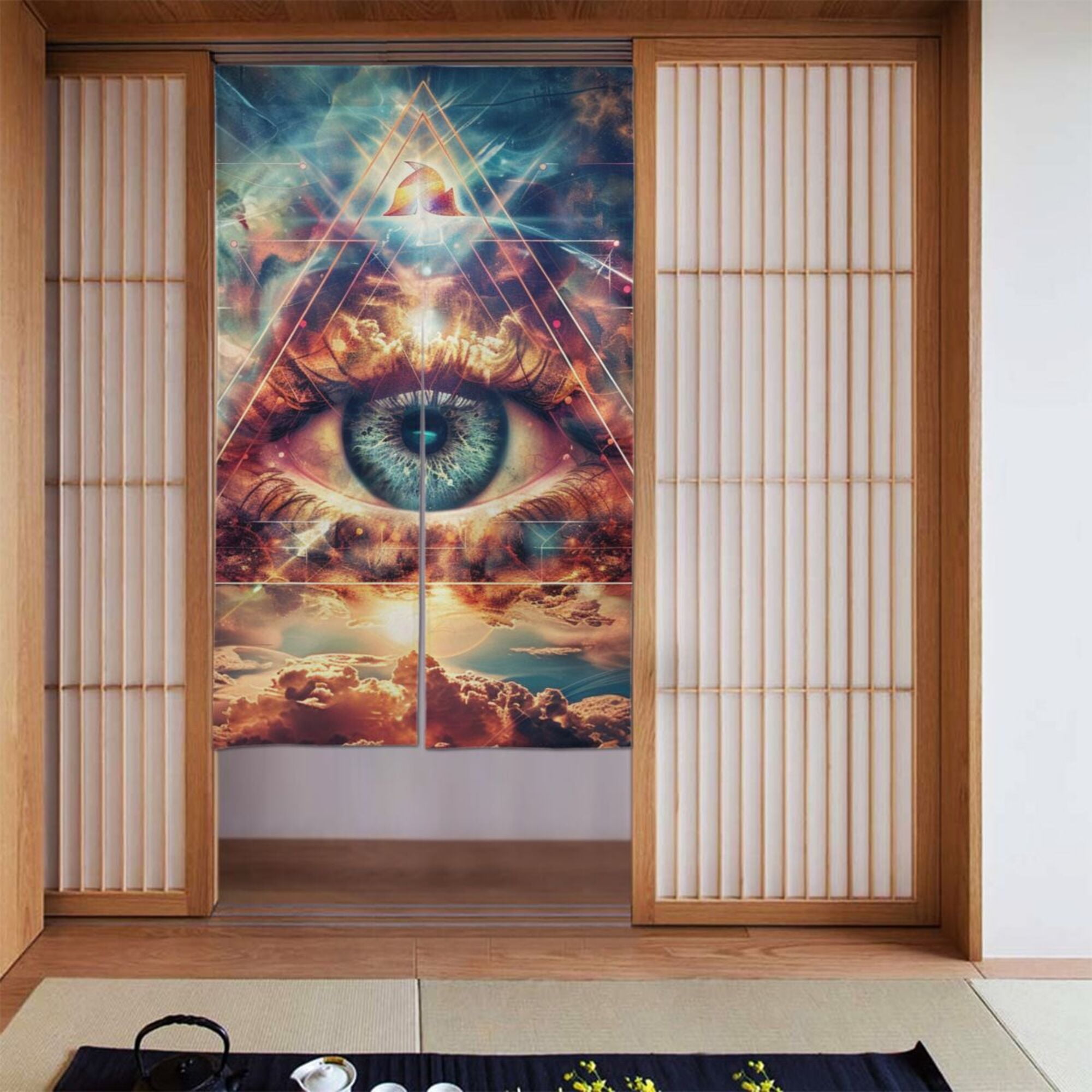 Noren Japanese Style Doorway Curtain Printed Door Tapestry Room Divider ...