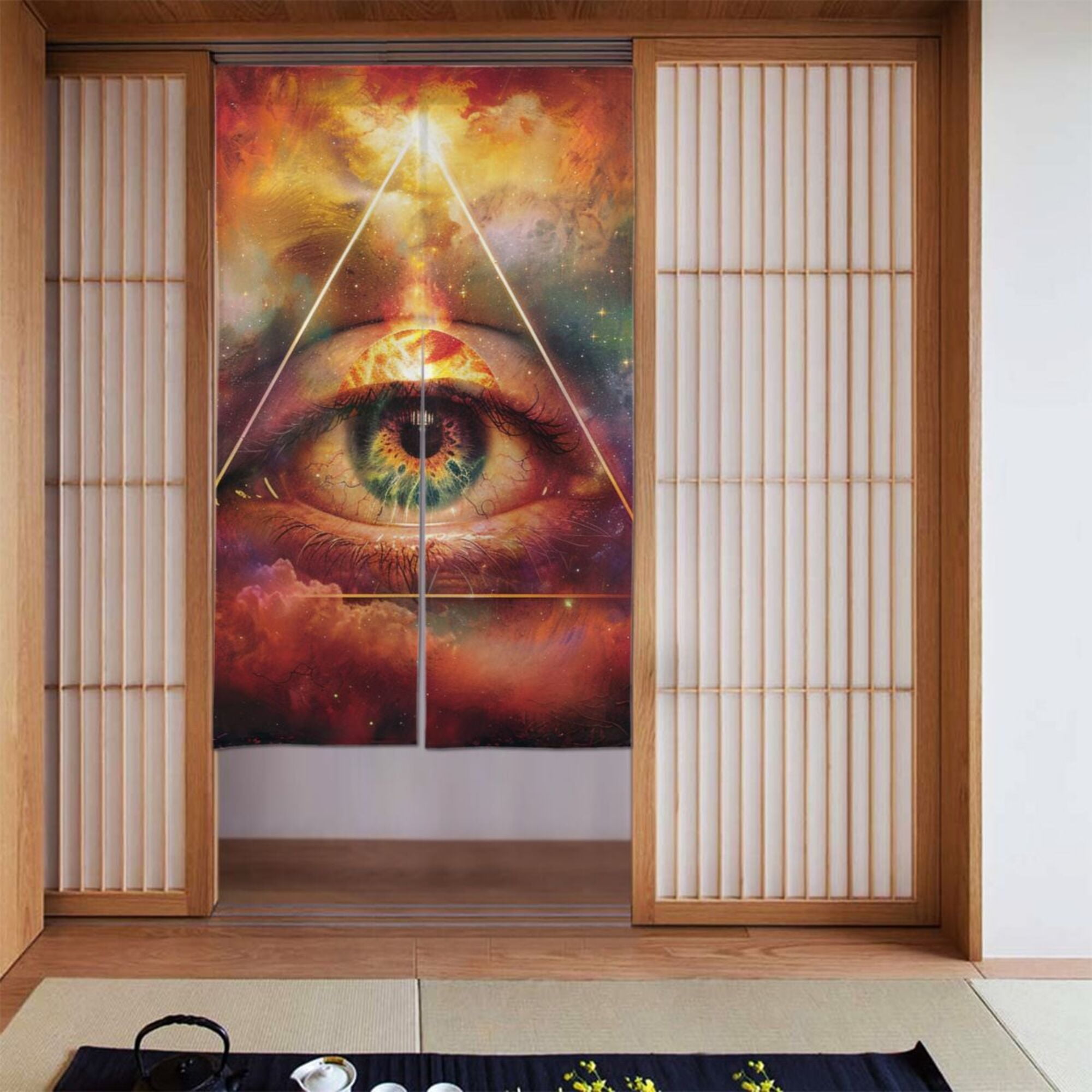 Noren Japanese Style Doorway Curtain Printed Door Tapestry Room Divider ...