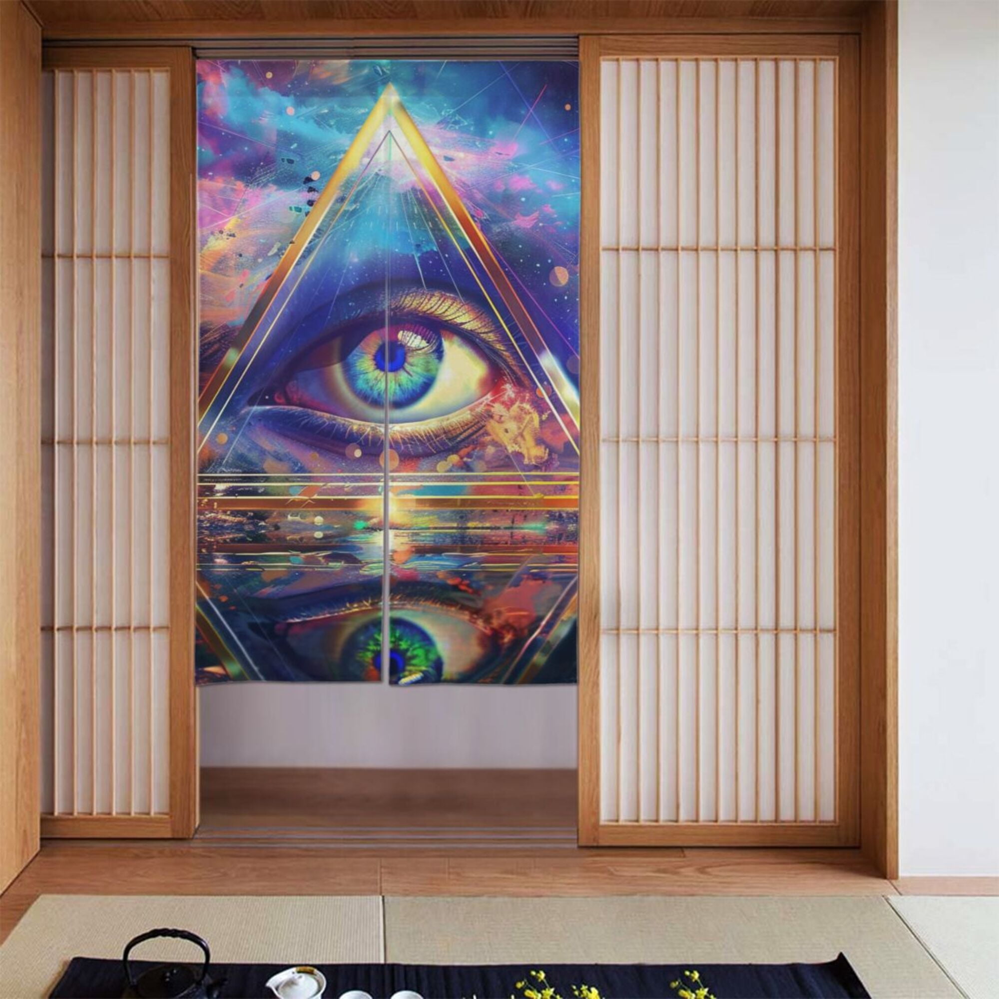 Noren Japanese Style Doorway Curtain Printed Door Tapestry Room Divider ...