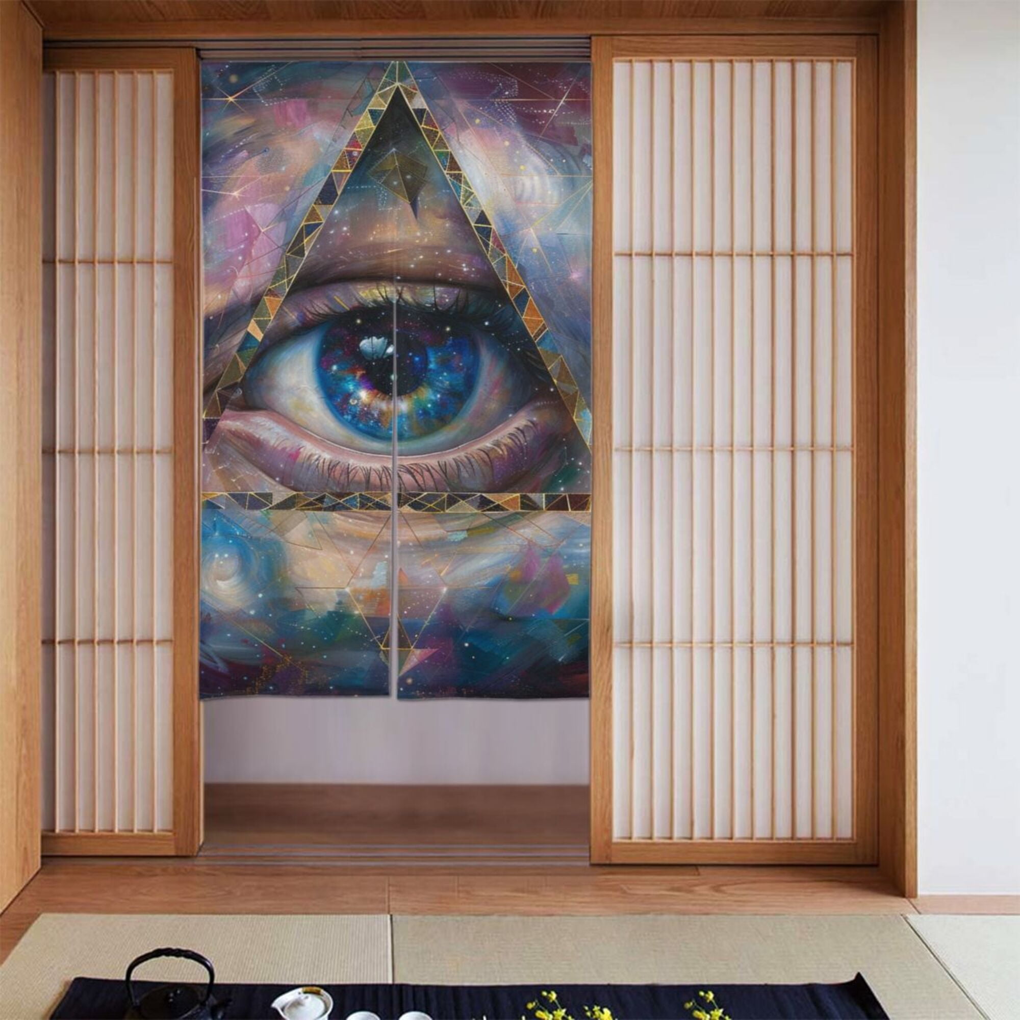Noren Japanese Style Doorway Curtain Printed Door Tapestry Room Divider ...