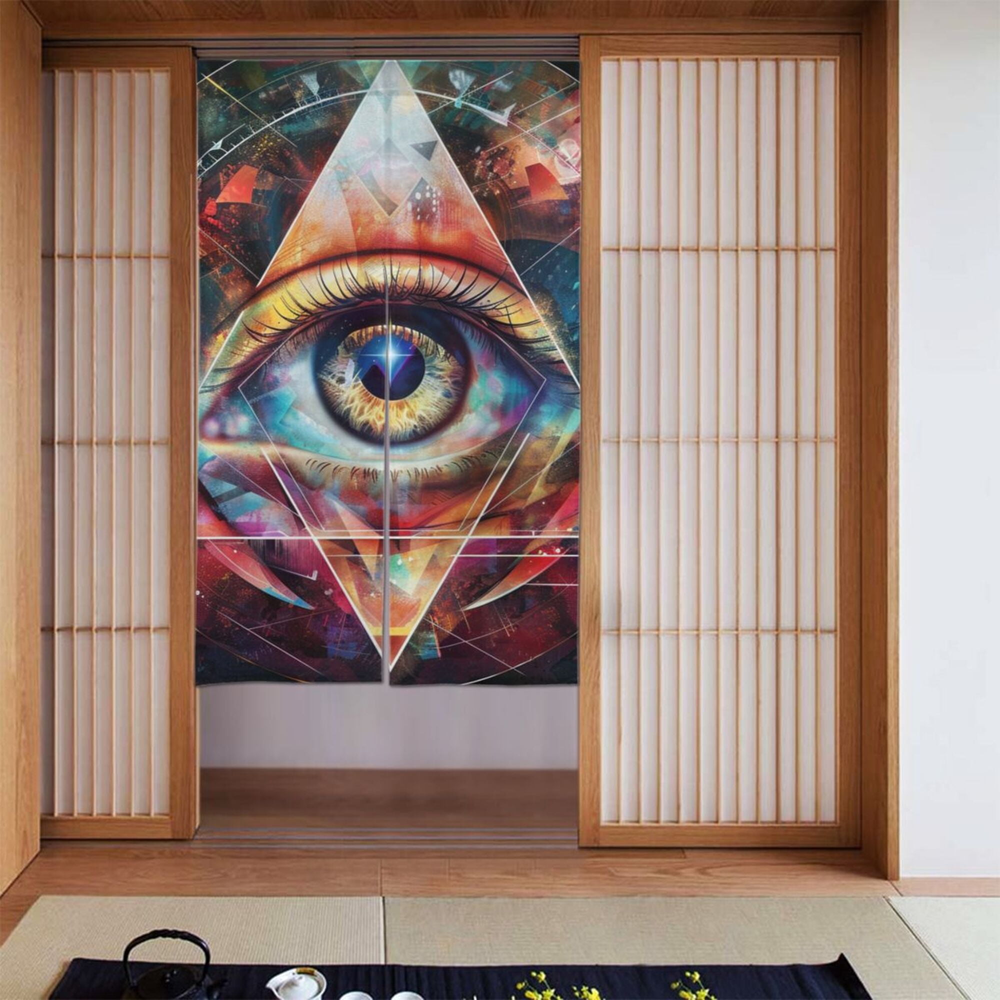 Noren Japanese Style Doorway Curtain Printed Door Tapestry Room Divider ...
