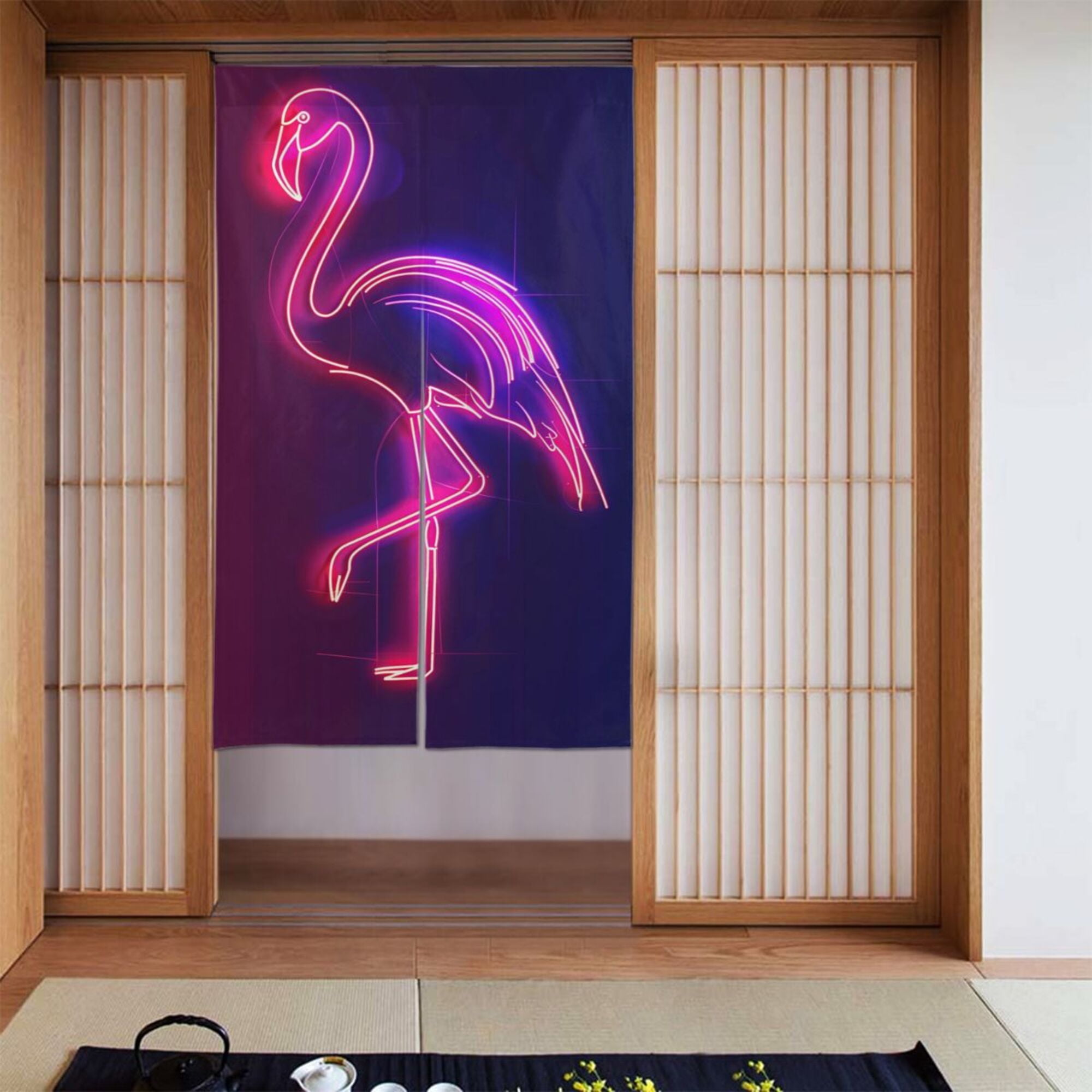 Noren Japanese Style Doorway Curtain Printed Door Tapestry Room Divider Curtains, 34" Width x 56 ...