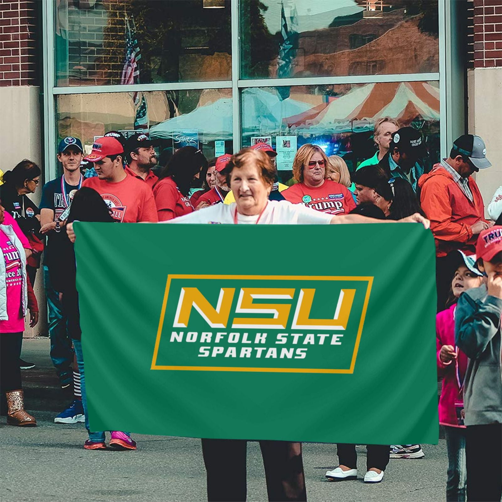Norfolk A State University Logo Banner Breeze Flag Outdoor Flags Home ...
