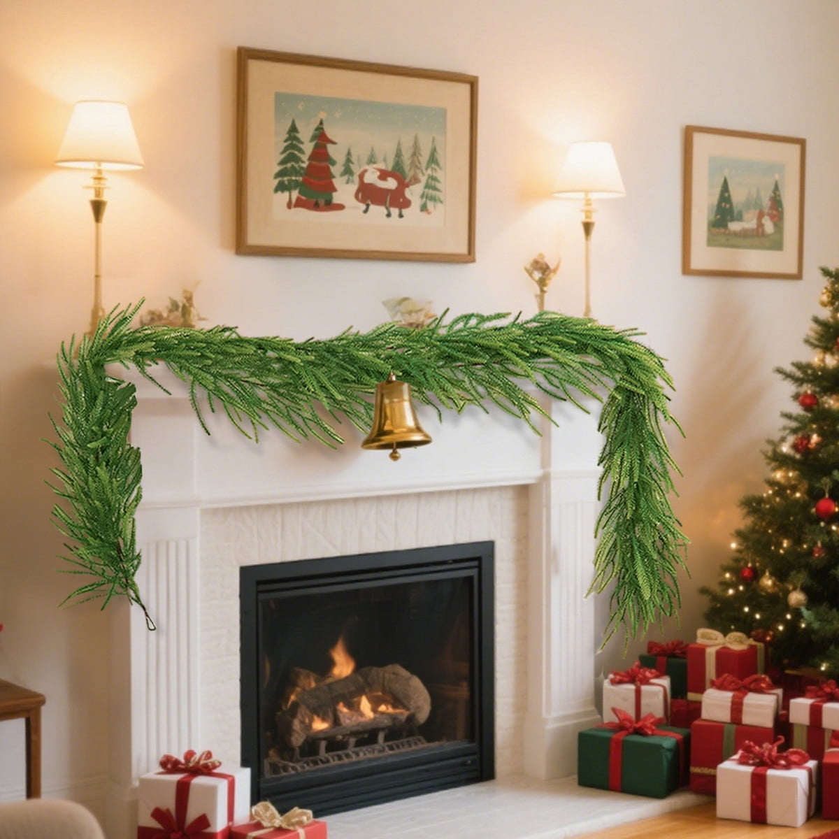 Norfolk Garland Artificial Christmas Garland 270cm Long | Realistic ...
