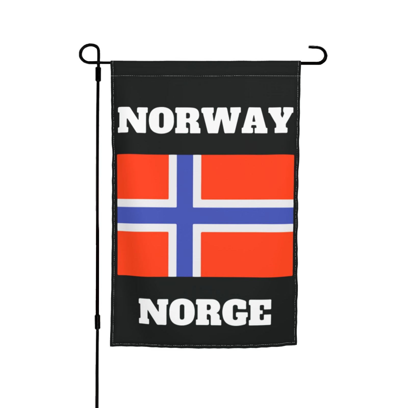Norge Norway Flag Garden Flag 12x18 Inch, Double Sided Outside Sign ...